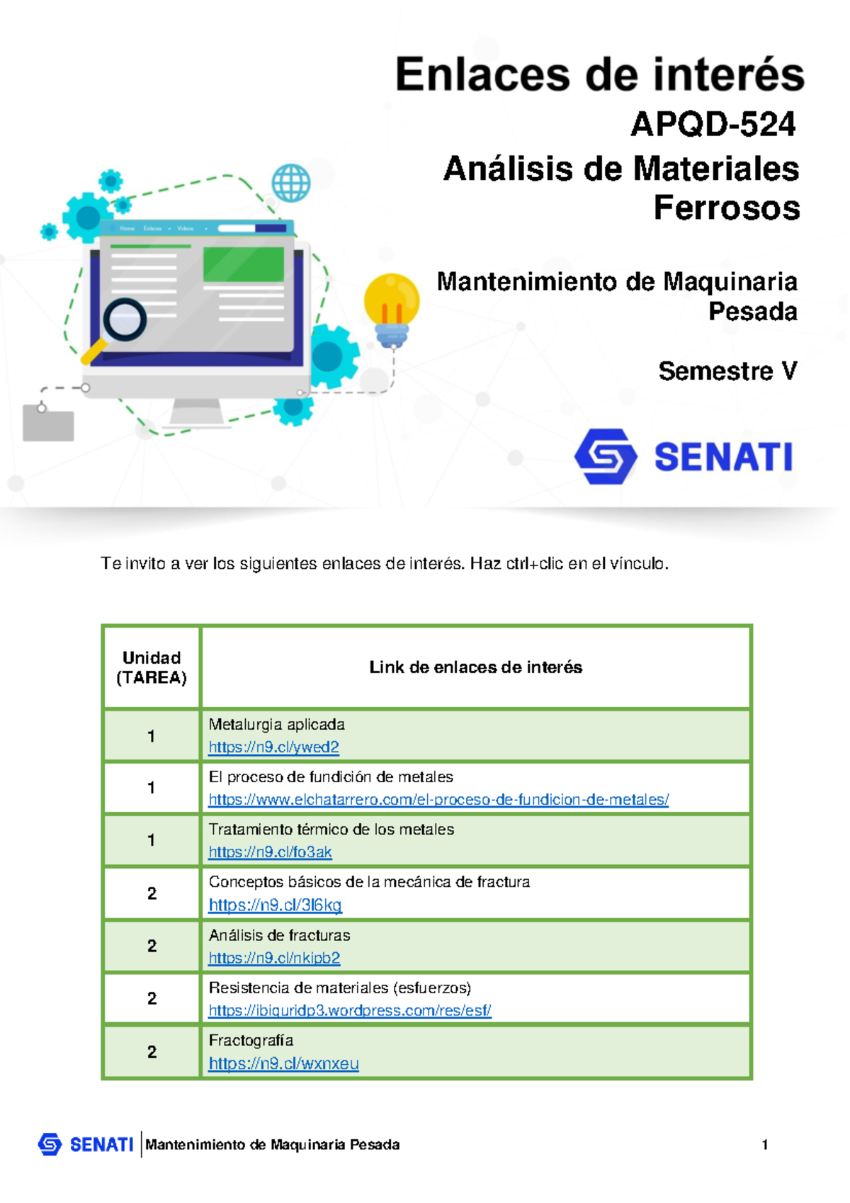 APQD APQD-524 Enlace - rtttt - Análisis de Materiales Ferrosos ...