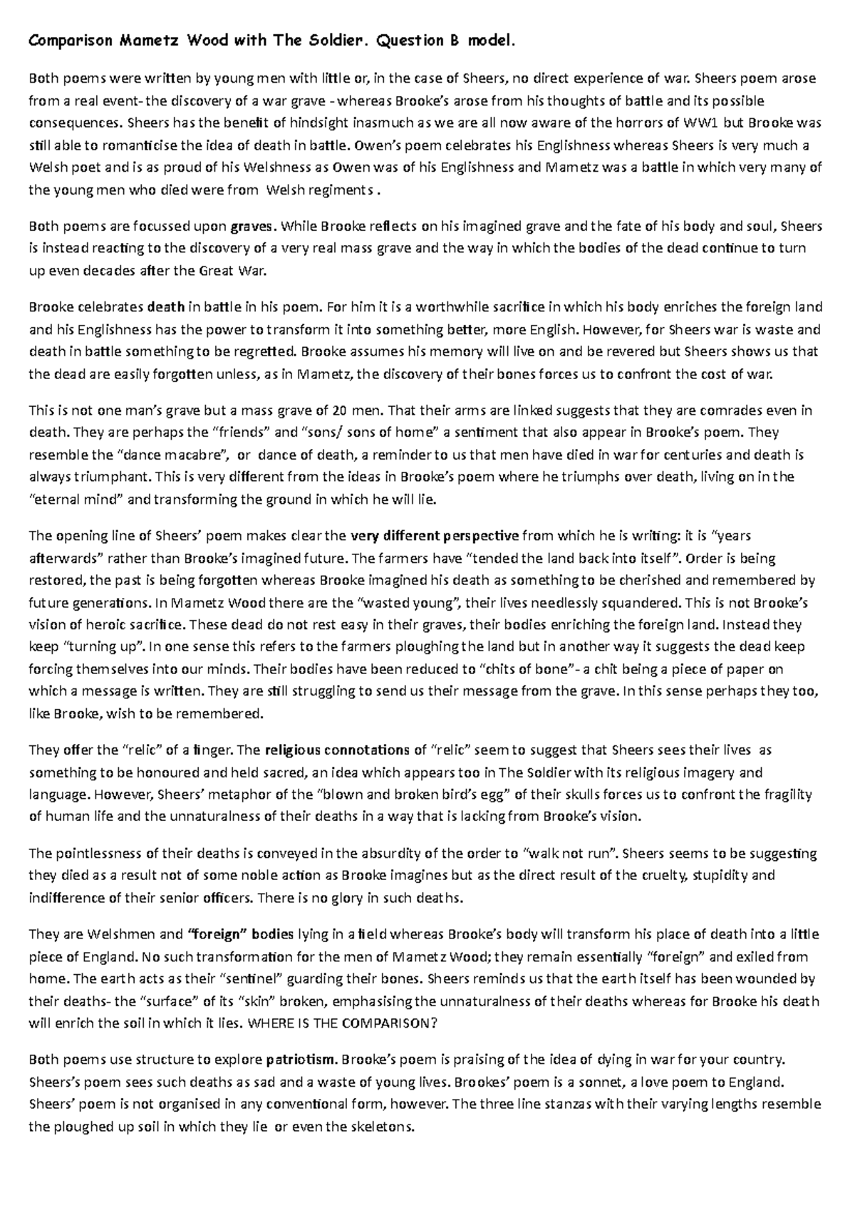 Comparison mametz wood with the soldier higher - Comparison Mametz Wood ...