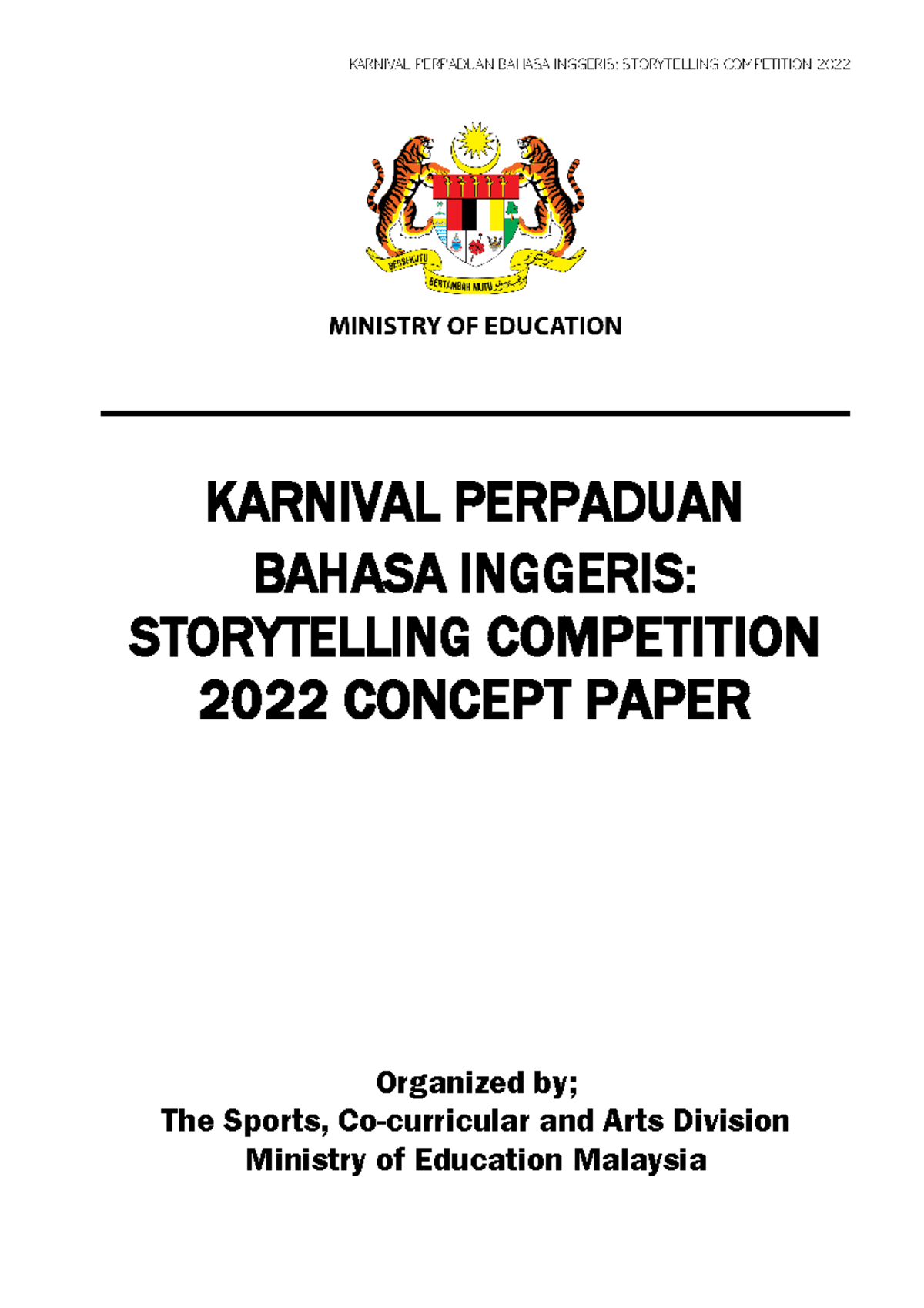 Storytelling Competition Concept Paper 2022 - KARNIVAL PERPADUAN BAHASA ...
