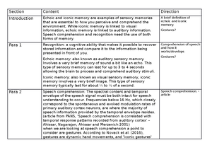 Cognitive week two prenotes - Week two Perception. Aims - To present an ...
