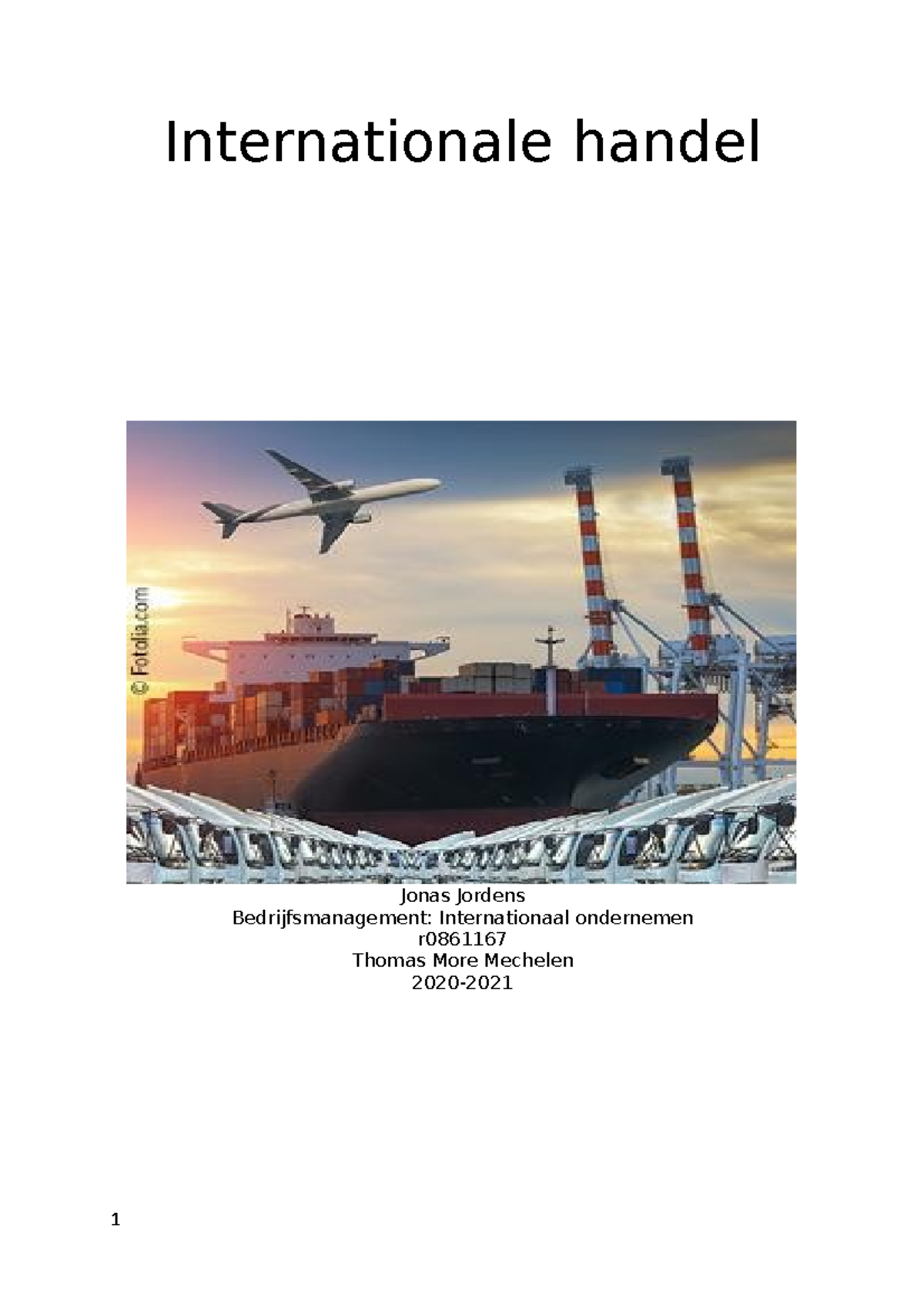 Internationale handel