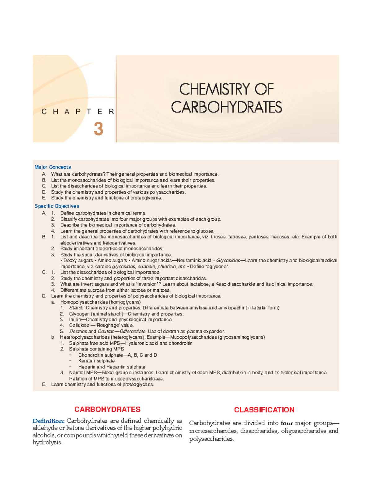 Carbohydrates - These are the teacher's notes and have detailed ...