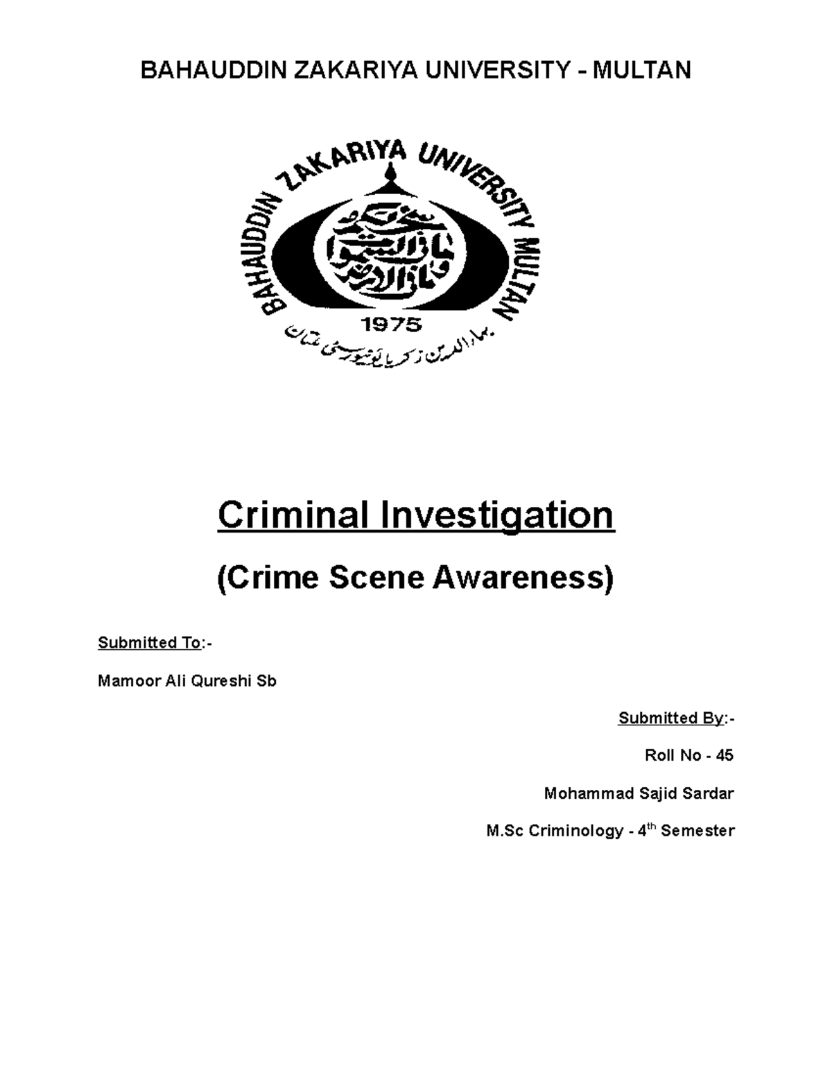 criminal-investigation-crime-scene-aware-bahauddin-zakariya