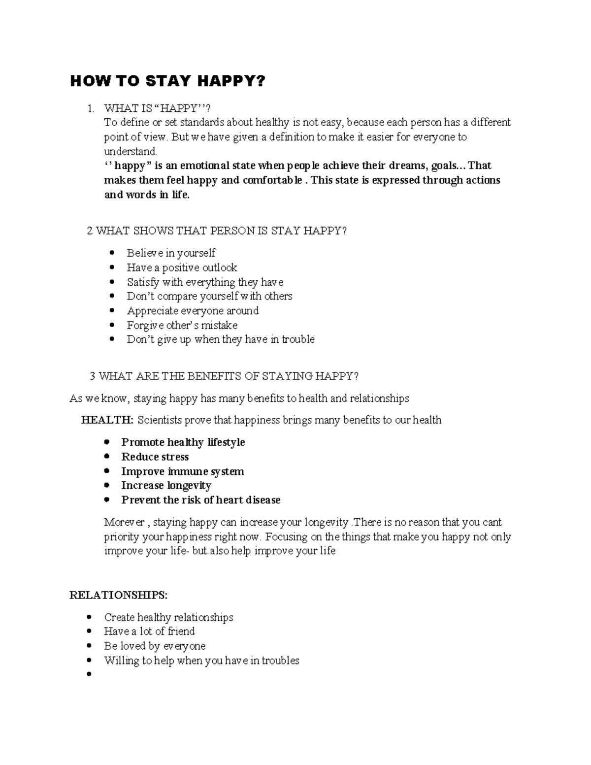 HOW TO STAY Happy - Summary Thuật Toán Ứng Dụng - HOW TO STAY HAPPY? 1 ...