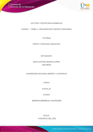 Anexo 2 – Pautas para elaborar el vídeo de la tarea 4 - Una vez seleccionado el contexto ...