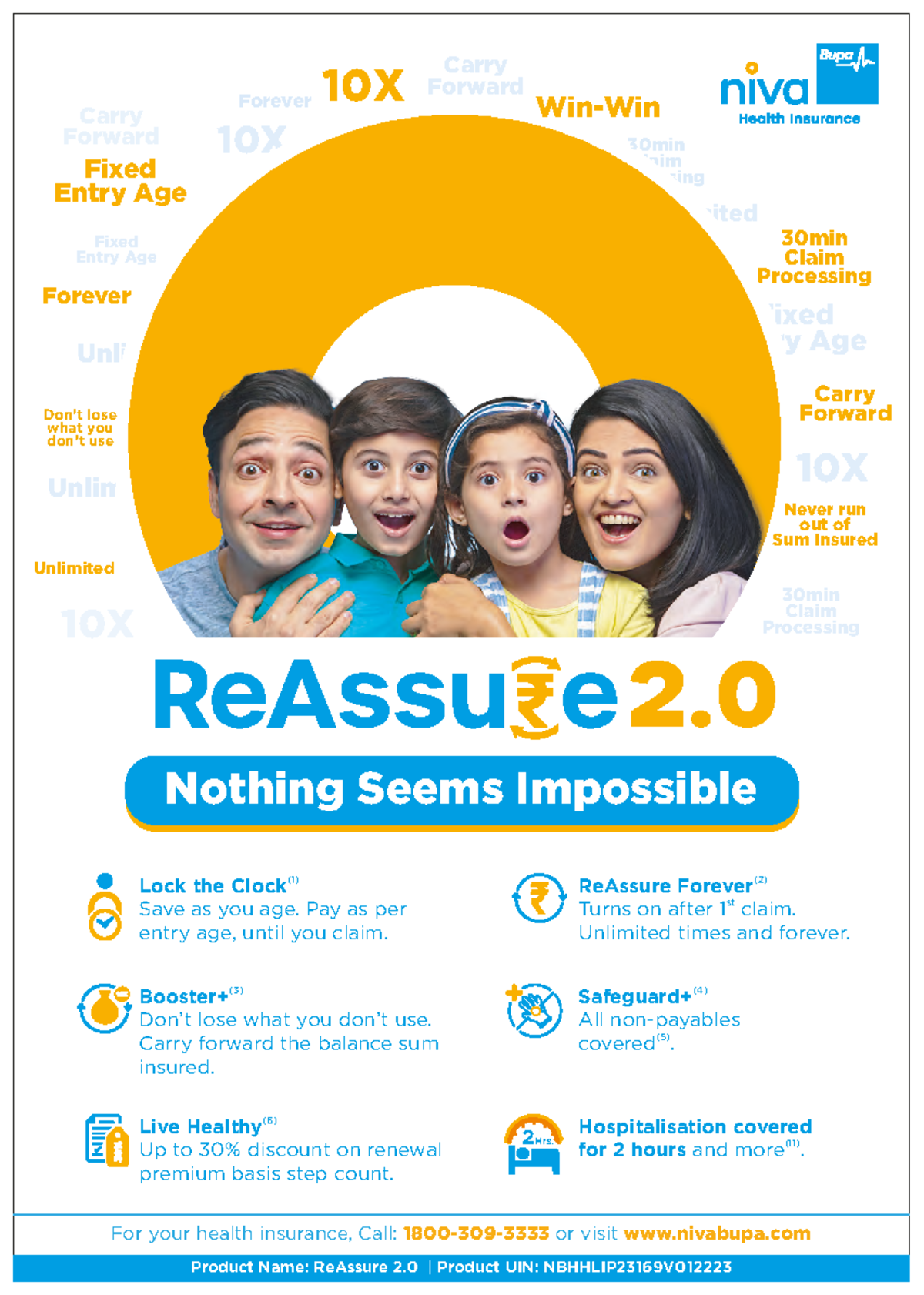 Re Assure 2.0 - Single Sheeter (Combined) - (1) Lock the Clock Save as you age. Pay as per entry ...