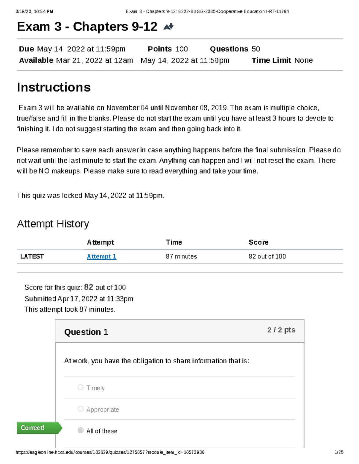 Exam 3 - Chapters 9-12 - This note will help you succeed in BUSG 2380 ...