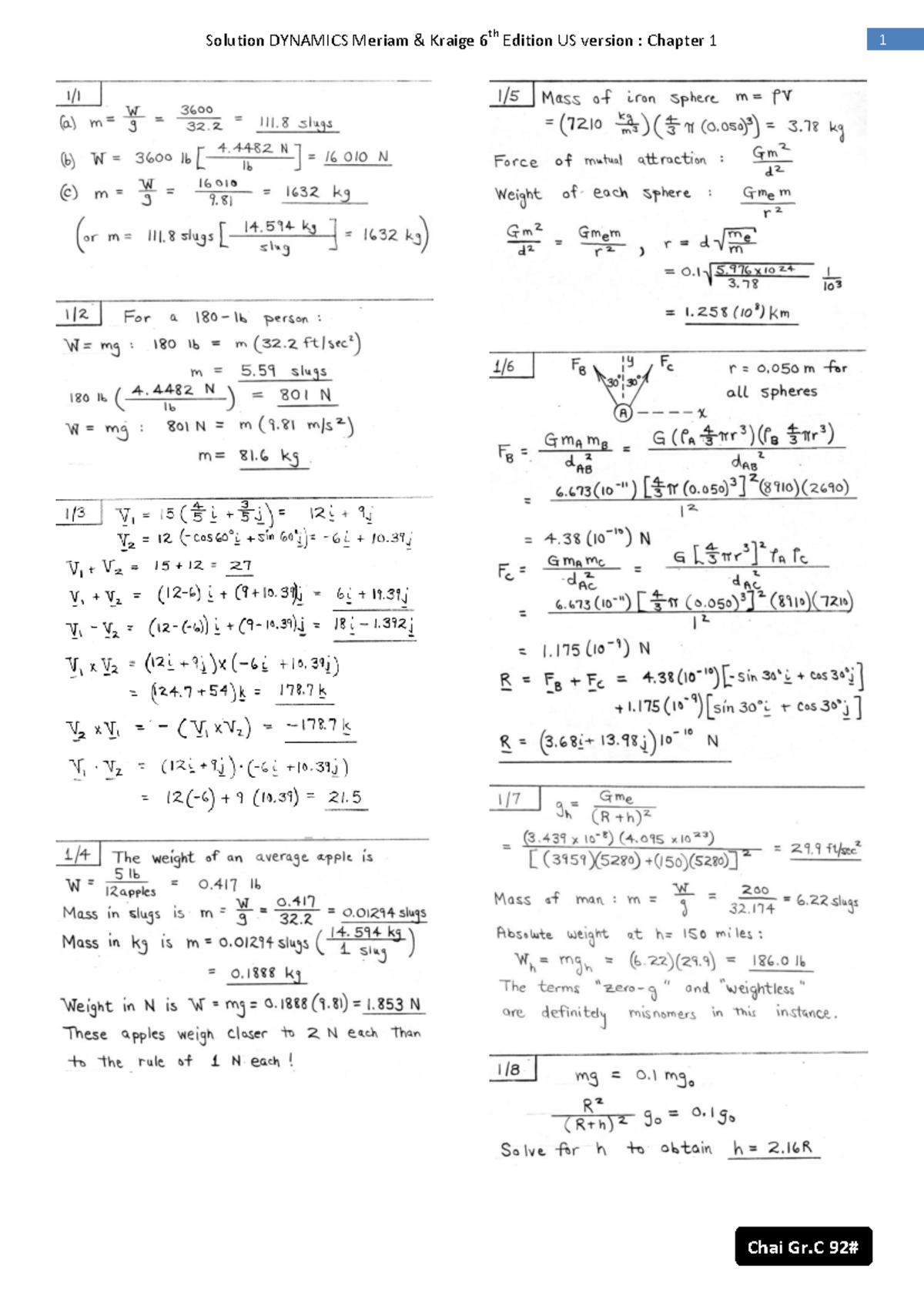 Engineering mechanics dynamics solution manual 6th pdf - Dinamik - Studocu