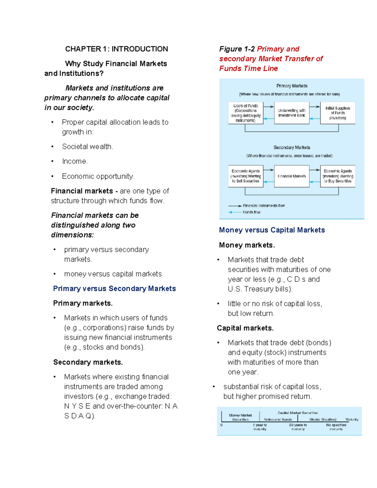 Chapter 1 Financial Market - CHAPTER 1: INTRODUCTION Why Study ...