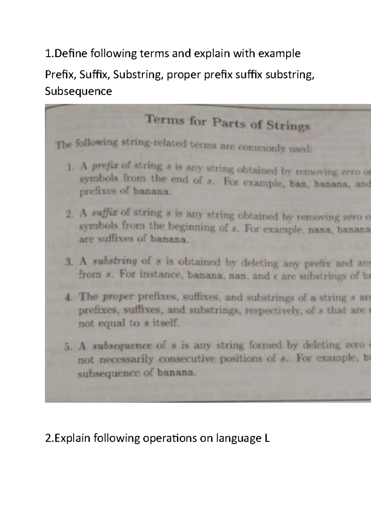 CD midsem - Notes - Computer Engineering - 1 following terms and ...