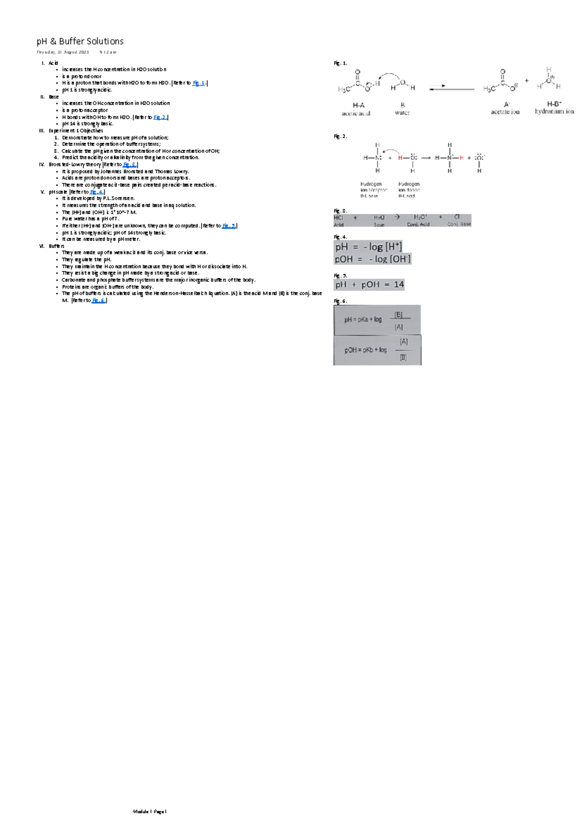 MLS 5a Biochemistry for MLS (lab) - Fig. 1. Fig. 2. Fig. 3. Fig. 4. Fig ...