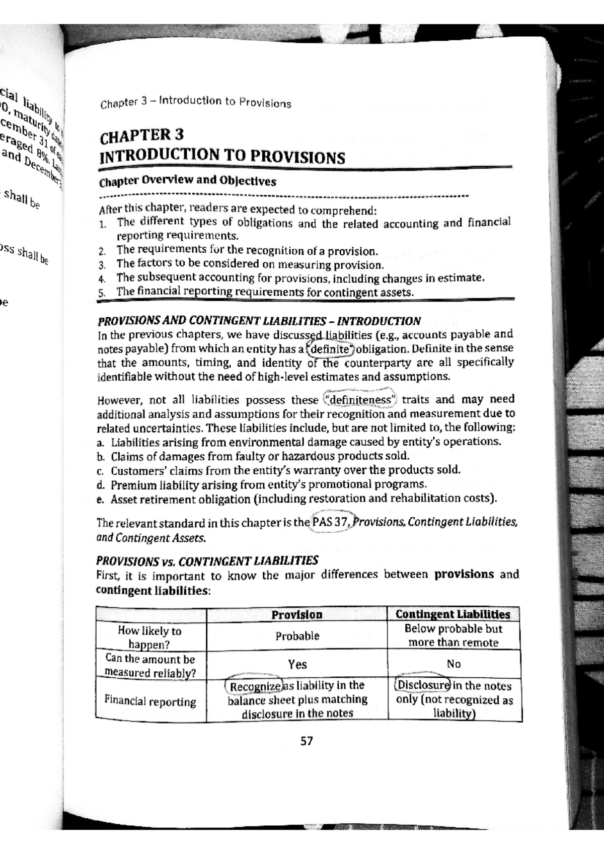 Chapter 3 - Introduction to Provisions - The different types of ...