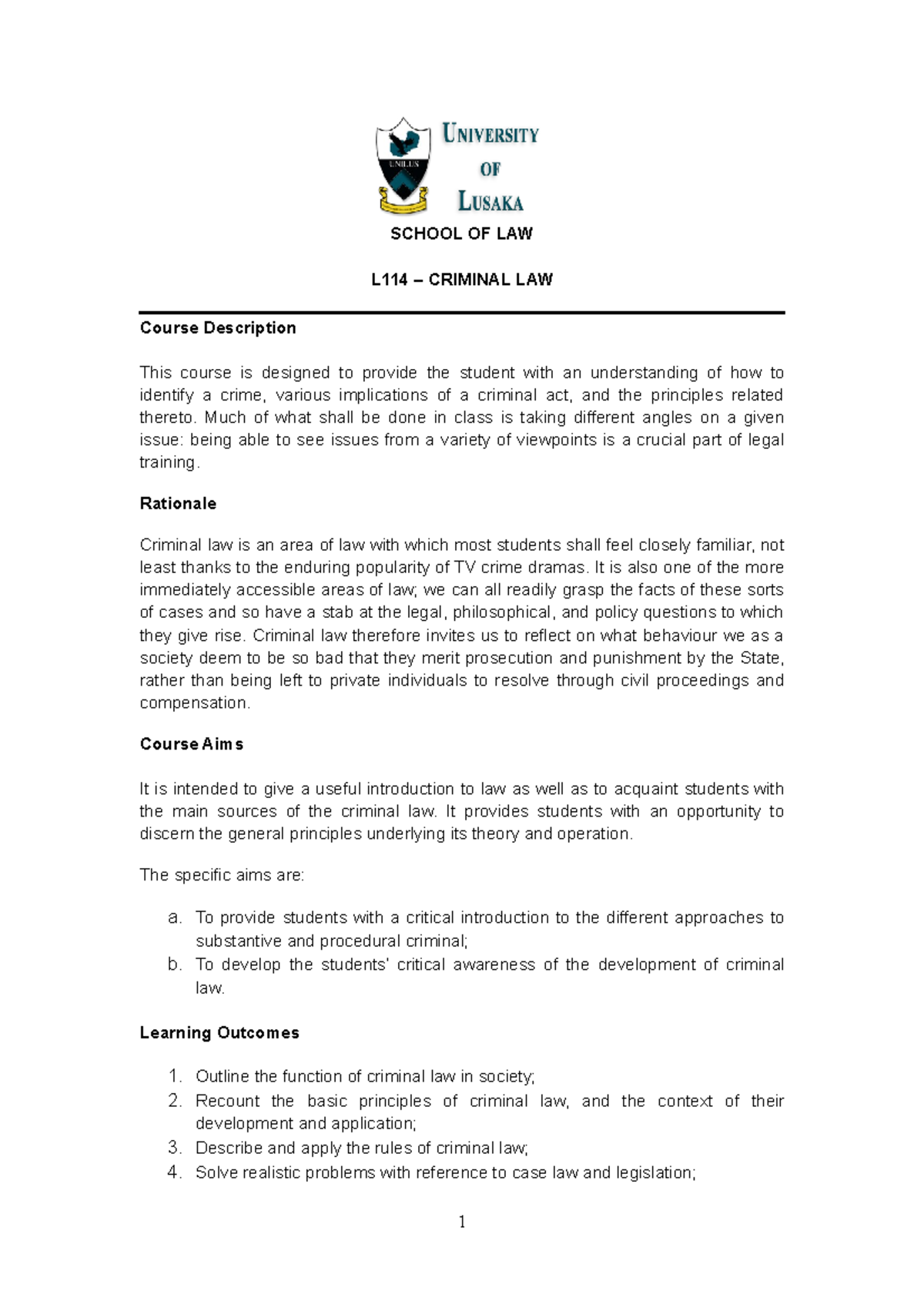 L114-FPD-1-2020-2 criminal law practice notes - SCHOOL OF LAW L114 ...