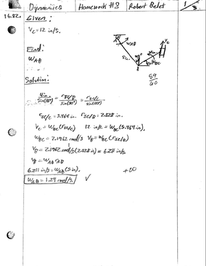 Dynamics Notes 8 - EGN 3321 - Studocu