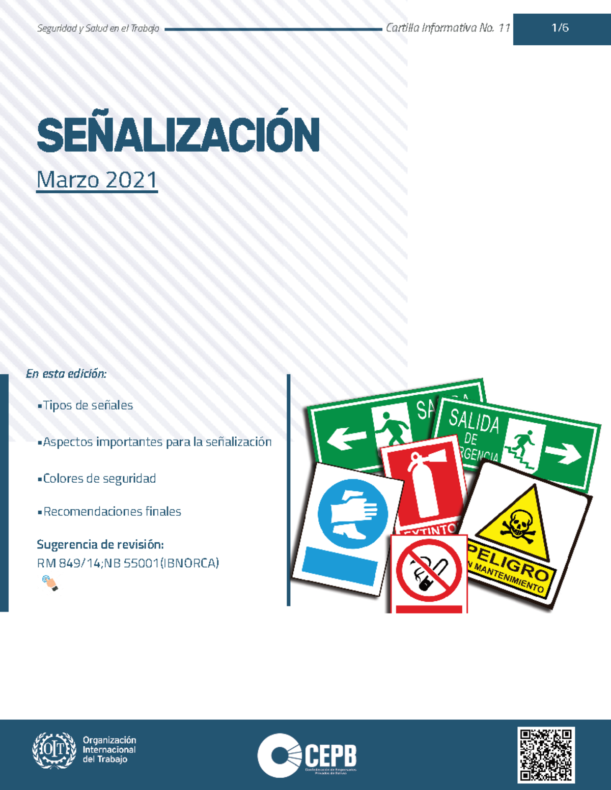 11- Senalizacion - fghdf - Seguridad y Salud en el Trabajo Cartilla ...