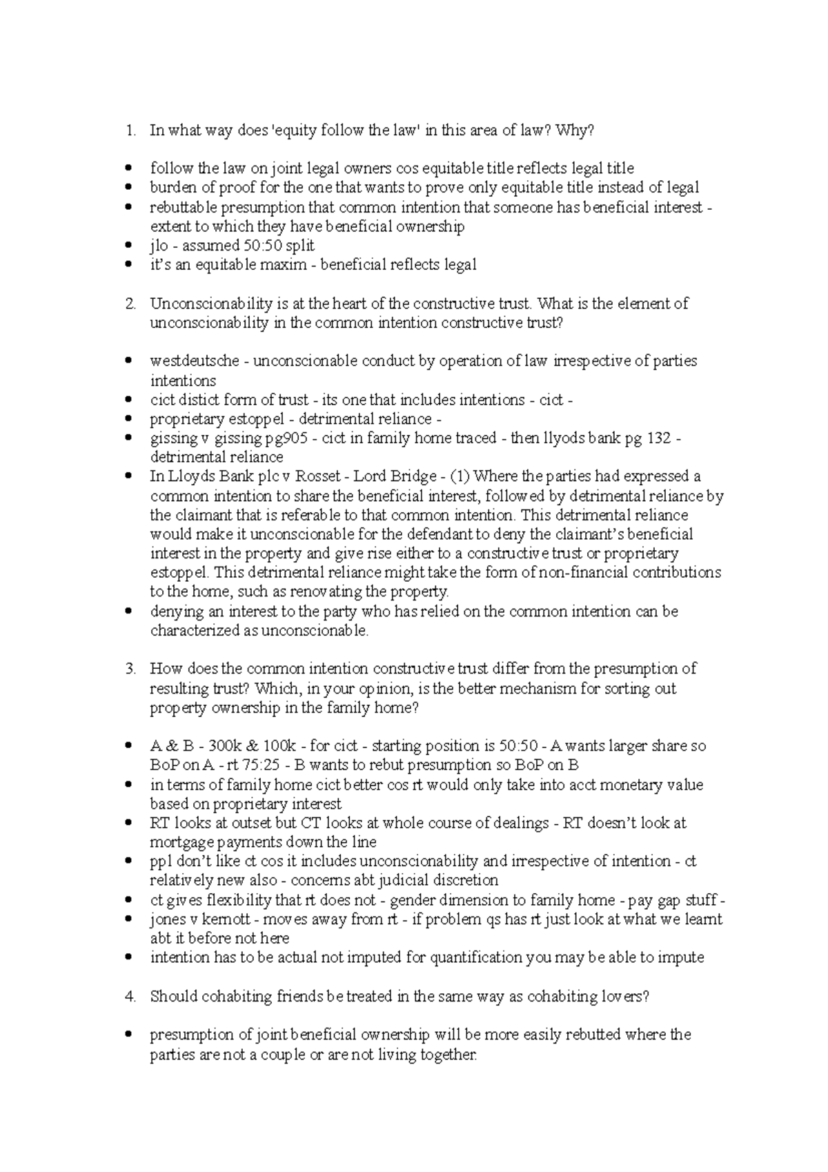 Common Intention Constructive Trusts Tutorial - In what way does ...