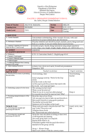 ENG4-Q3- Module 7 - elements of the story - English English Quarter 3 ...