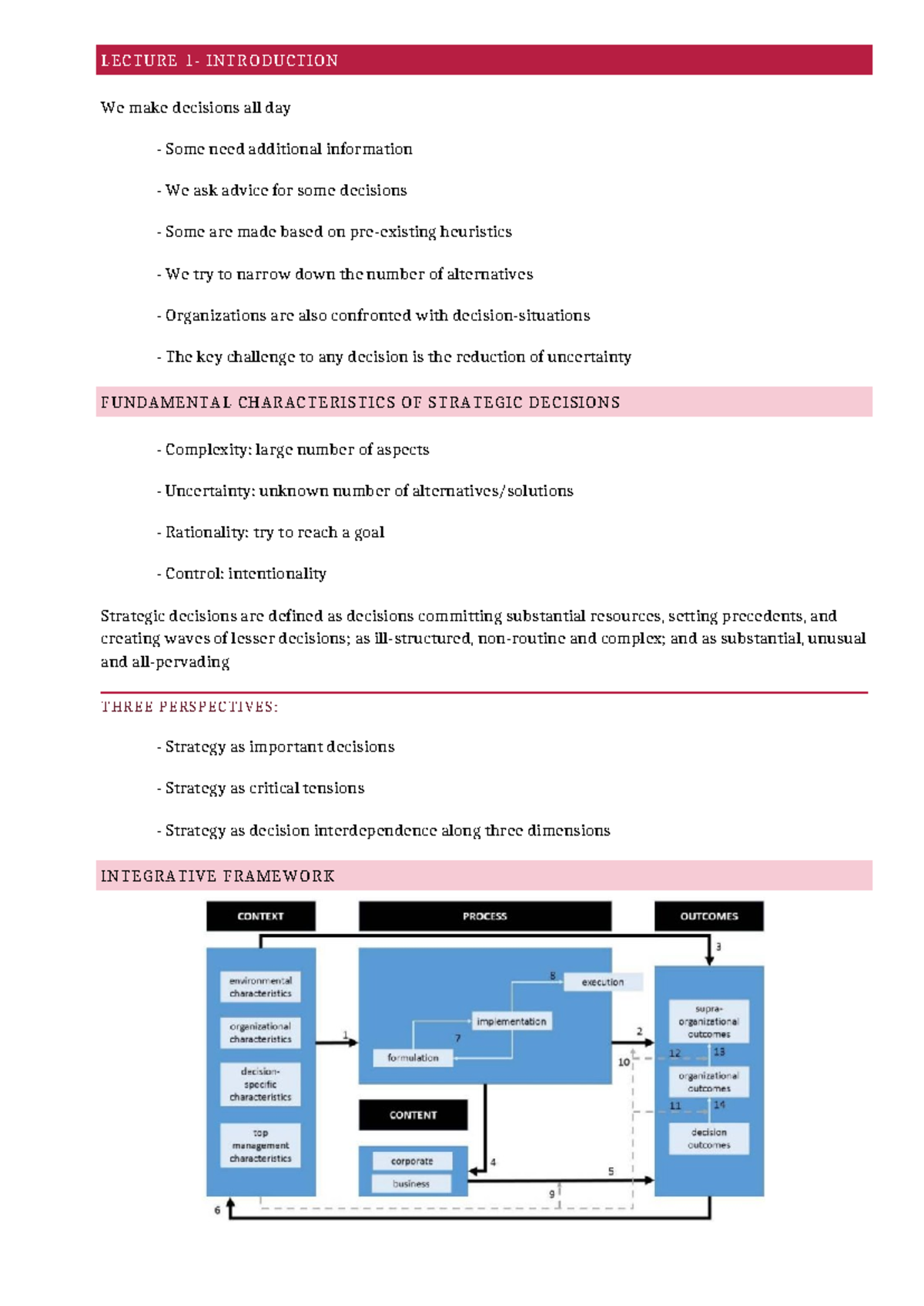 SDM- notes - practica - LECTURE 1- INTRODUCTION We make decisions all ...