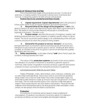 Entrep 3 - lectures and activities - 1. PRODUCTION PLANNING AND CONTROL ...