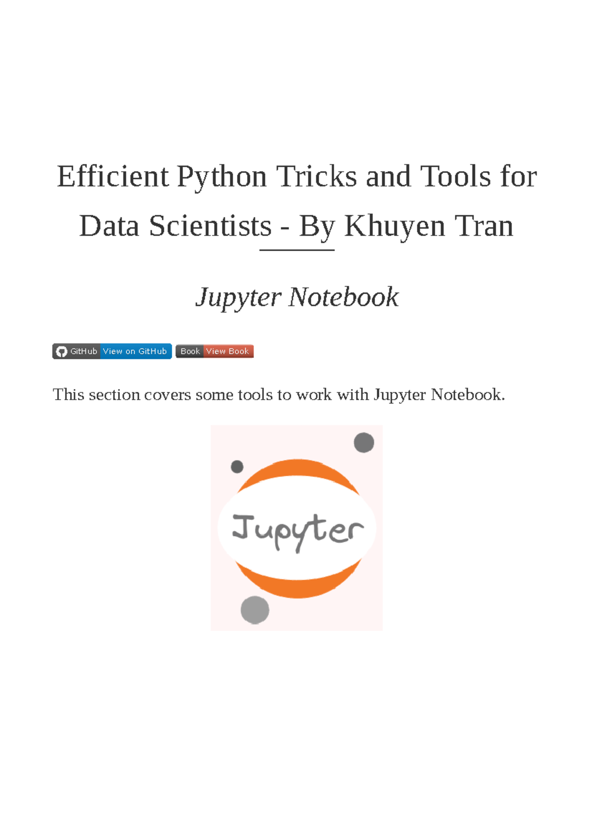 Efficient Python Tricks and Tools for Data Scientists - nbdime: Better ...
