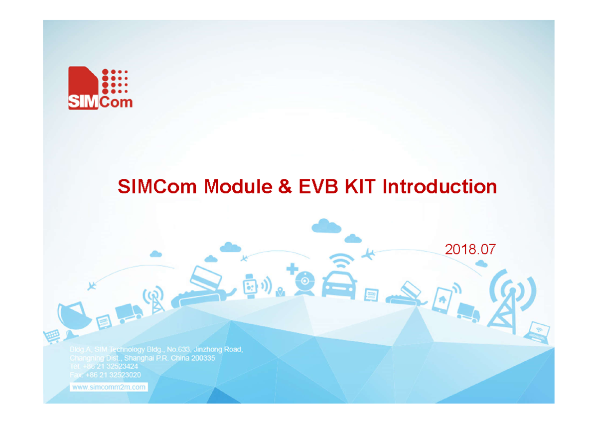 Simcom SIM7600E H datasheet - SIMCom Module & EVB KIT Introduction 2018 ...