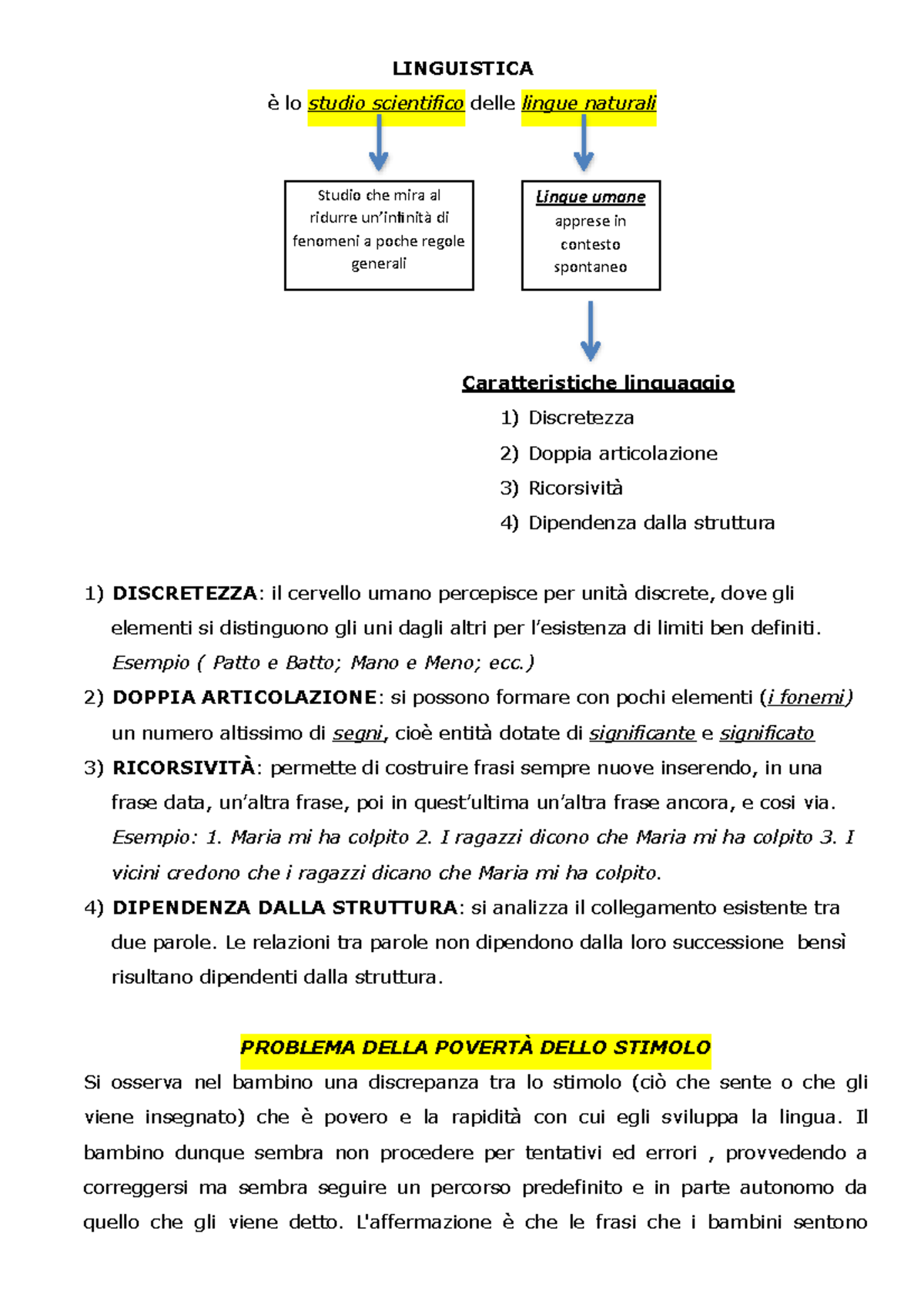 Linguistica - LINGUISTICA è lo studio scientifico delle lingue naturali ...