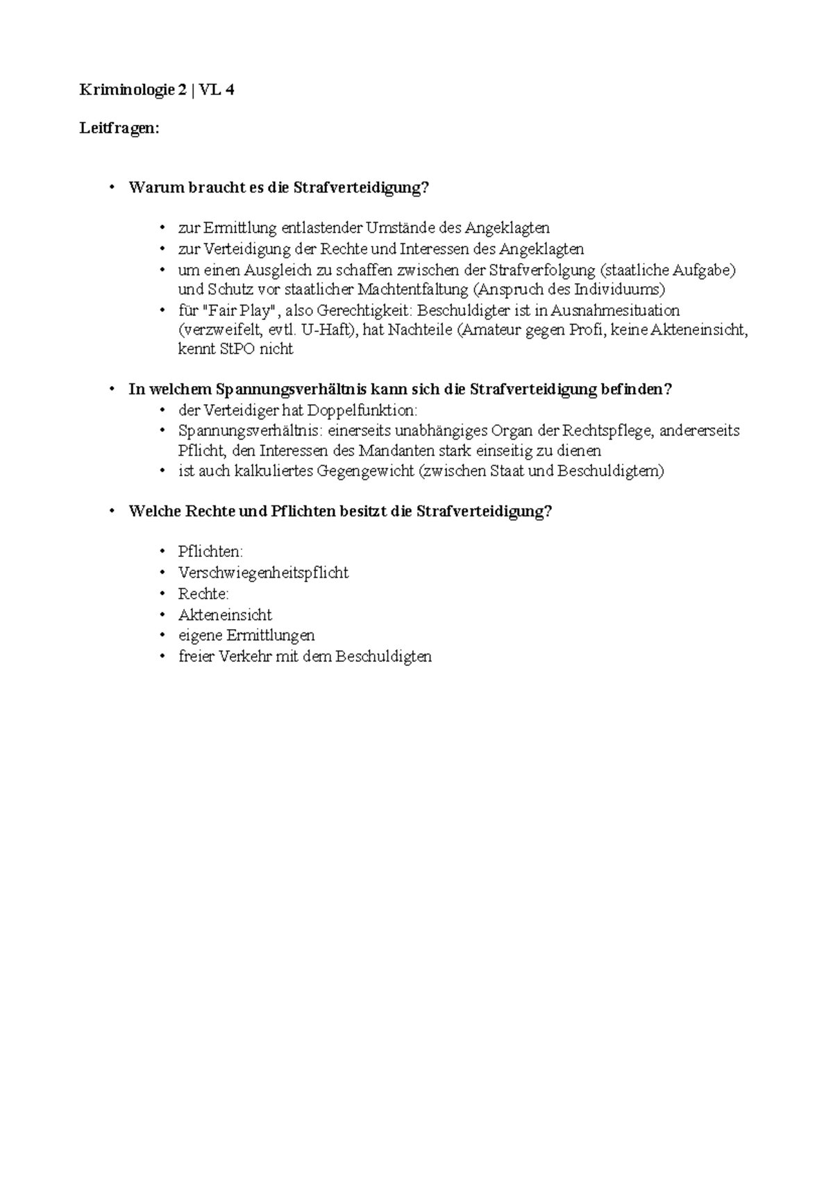 Krimi 2VL4 - Stichpunkte zu den Leitfragen der 4. Sitzung ...
