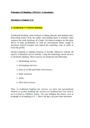 Lecture 5 additional - Principle of Banking - Studocu