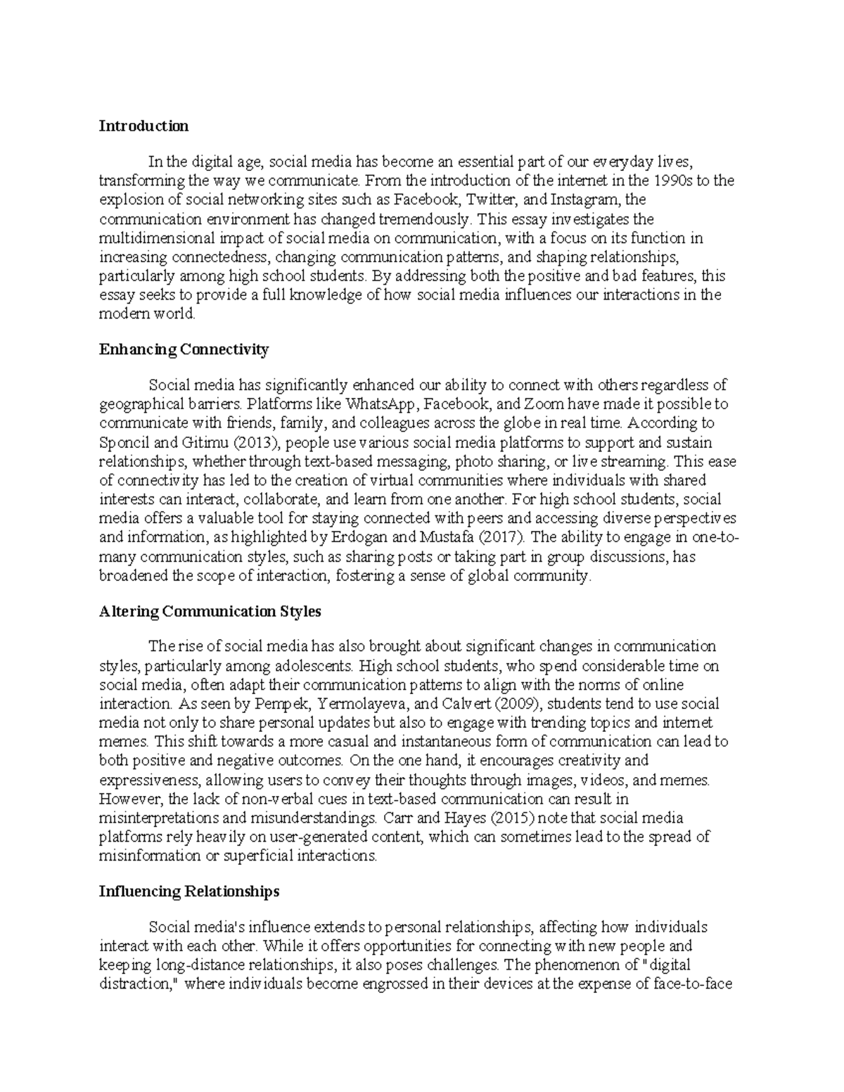 Rough draft for first annotated bib - Introduction In the digital age ...