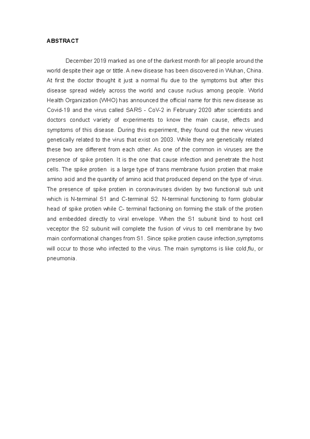 Lab report gram staining abstract bio301 - ABSTRACT December 2019 ...