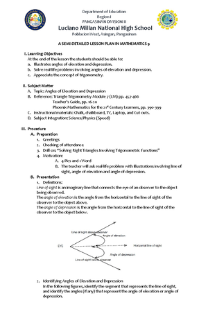 Detailed-lesson-plandocx compress - Detailed lesson Plan in Mathematics ...