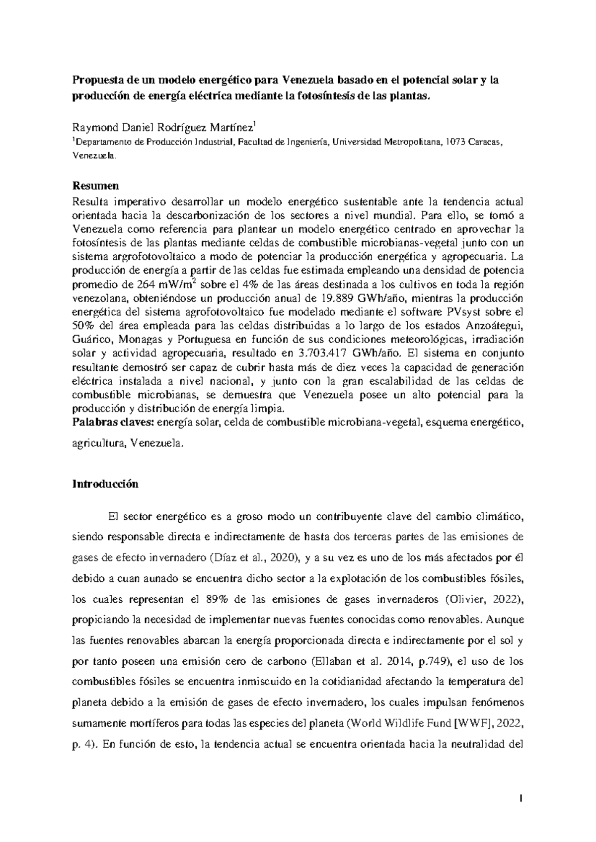 Raymond Daniel Rodriguez Martinez - Propuesta de un modelo energético ...