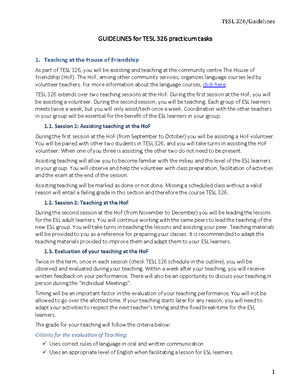 TESL 326 Notes - TESL 326 Notes Communicative Activity? Aim? Ss ...