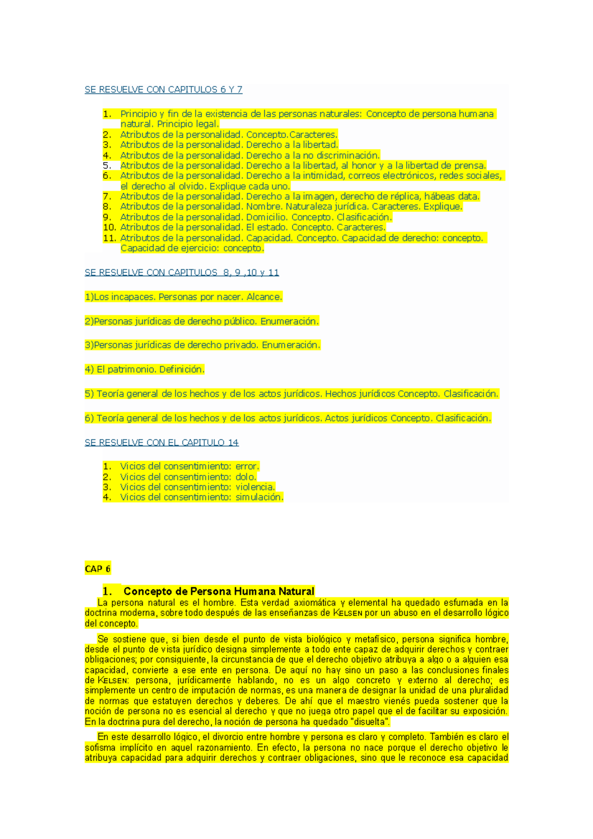 Reesumen 2 - resumen capitulo 6 y 7 - SE RESUELVE CON CAPITULOS 6 Y 7 ...