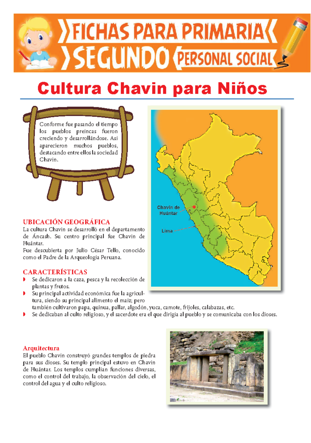 Cultura-Chavín-para-Niños-para-Segundo-Grado-de-Primaria compressed ...