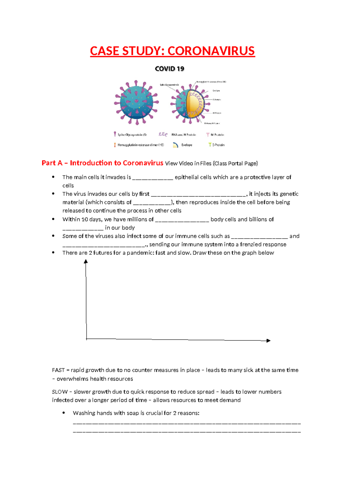 Coronavirus Case Study Workheet 2021 (3) - CASE STUDY: CORONAVIRUS Part ...