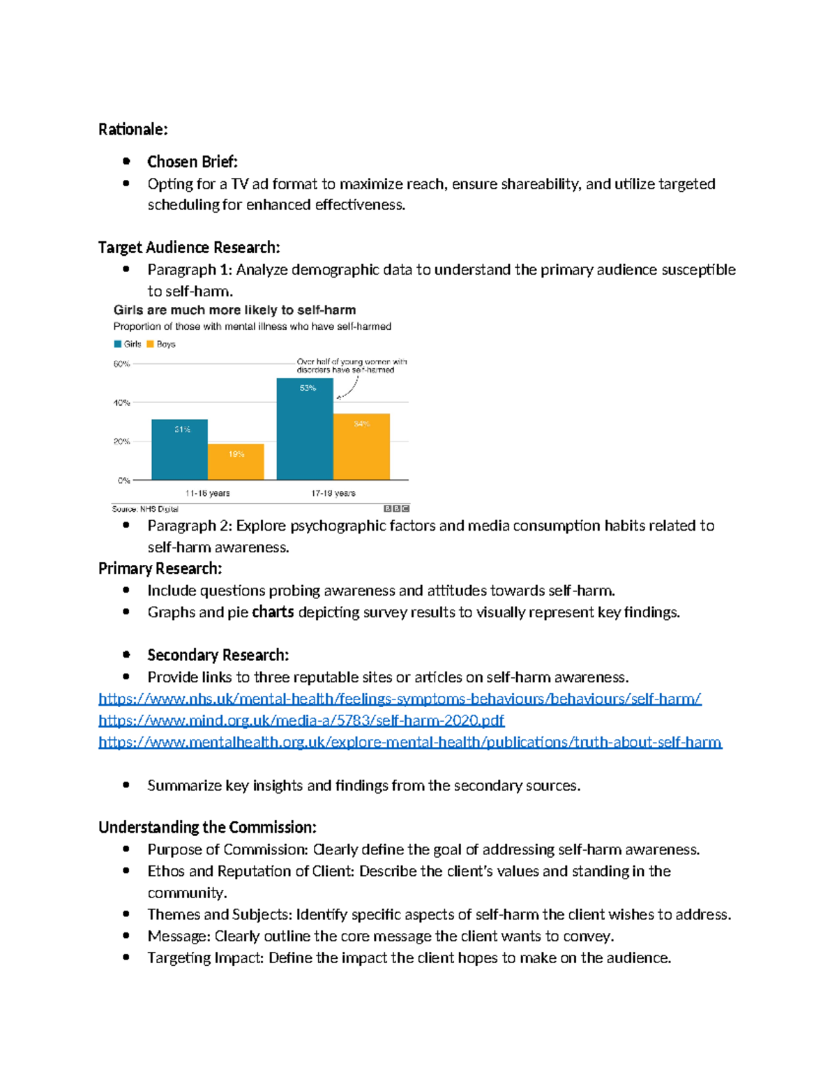 Rationale 1 - coool - Rationale: Chosen Brief: Opting for a TV ad ...