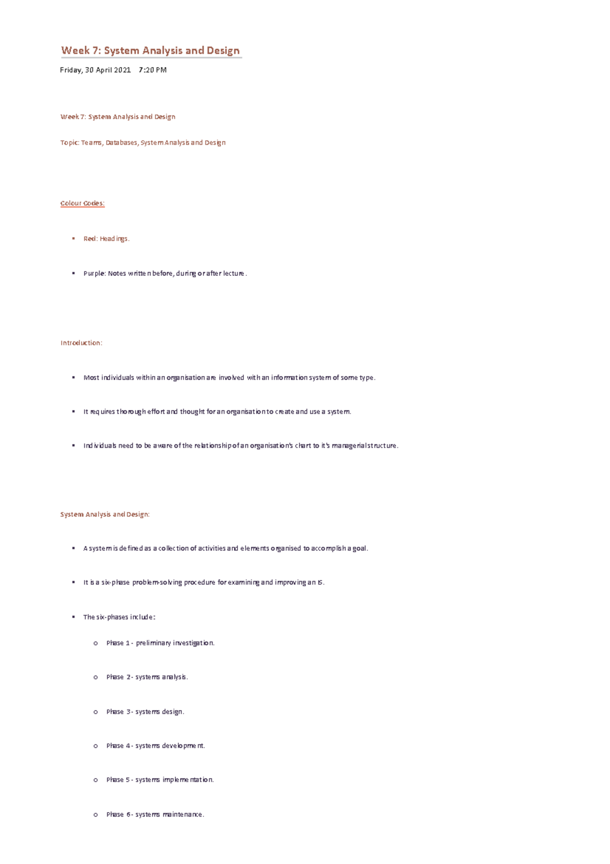 COMP1010 - Week 7 - System Analysis and Design - Week 7: System ... COMP1010 - Week 7 - System Analysis and Design - Week 7: System ...