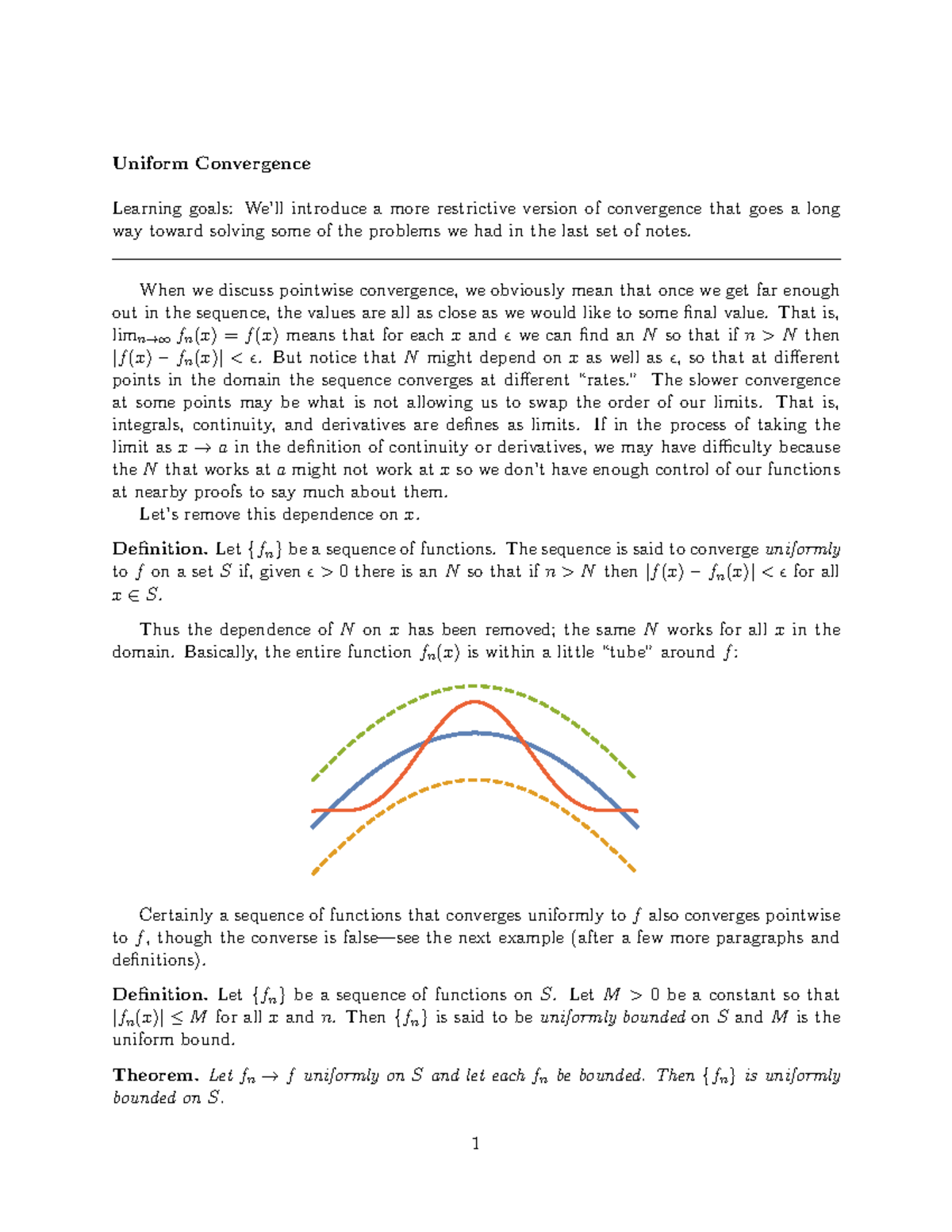 40 Uniform Convergence - Uniform Convergence Learning goals: We’ll ...