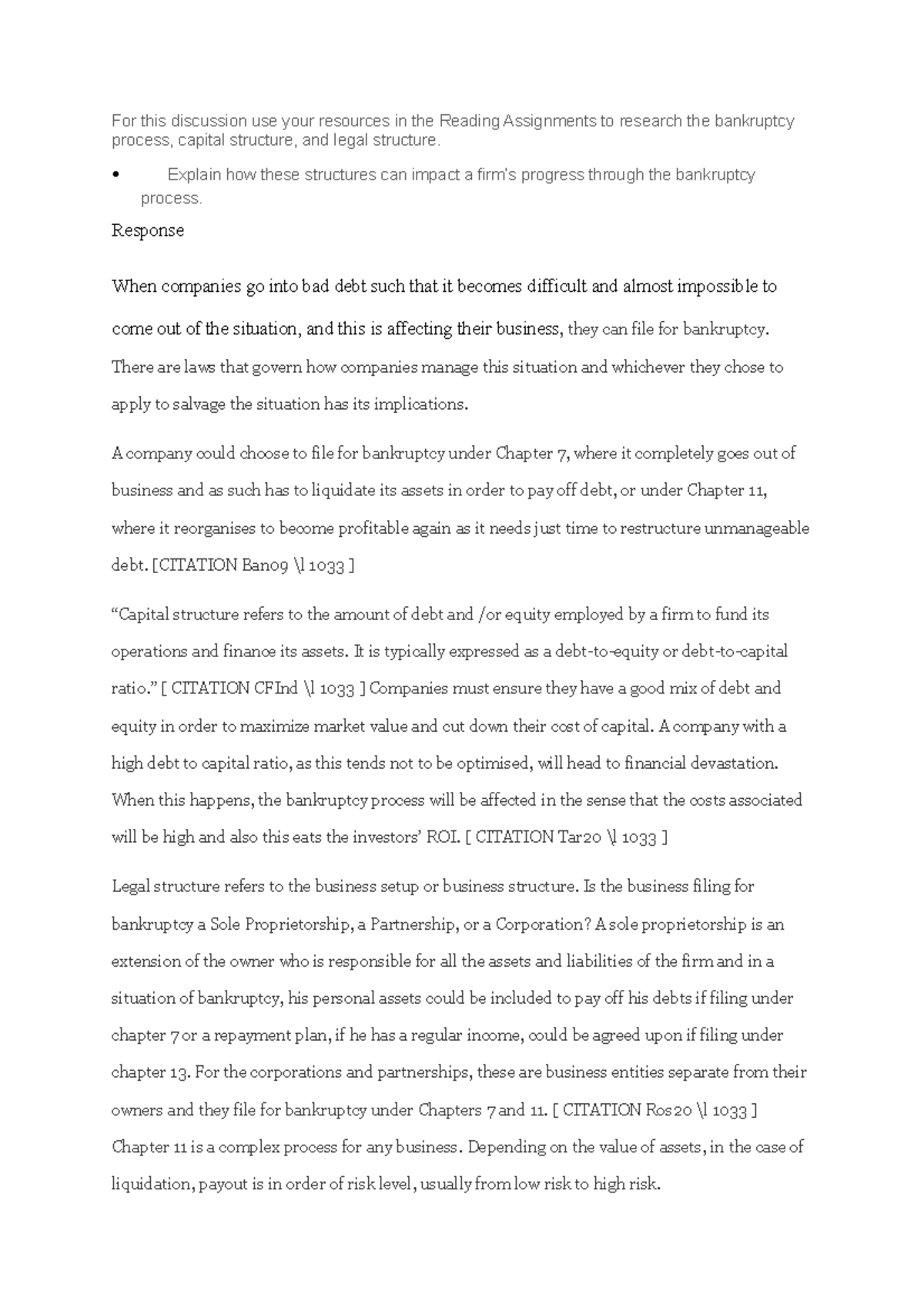 Group Discussion Unit 01 For This Discussion Use Your Resources In The Reading Assignments To