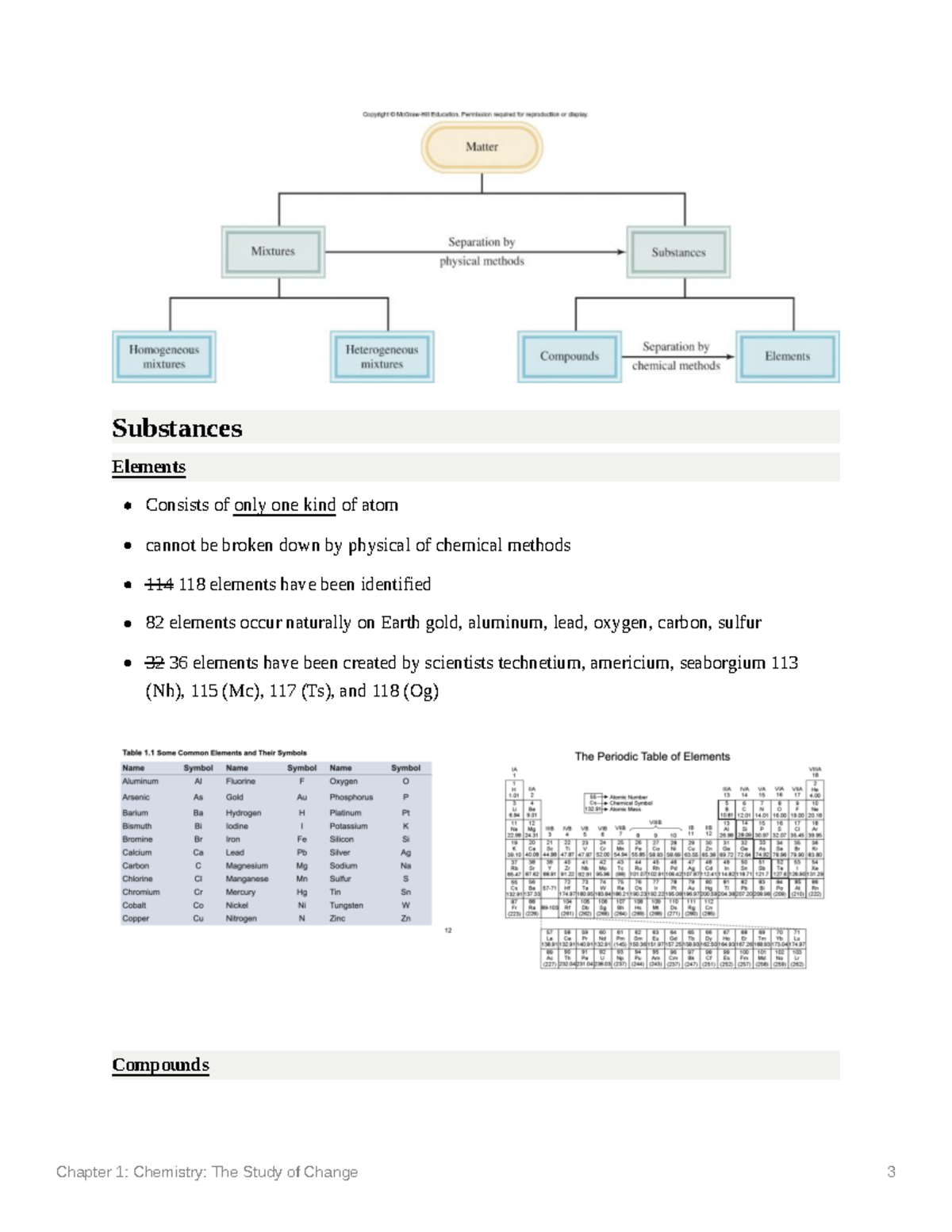 Chapter 1 Chemistry The Study of Change (dragged) 3 - - Studocu