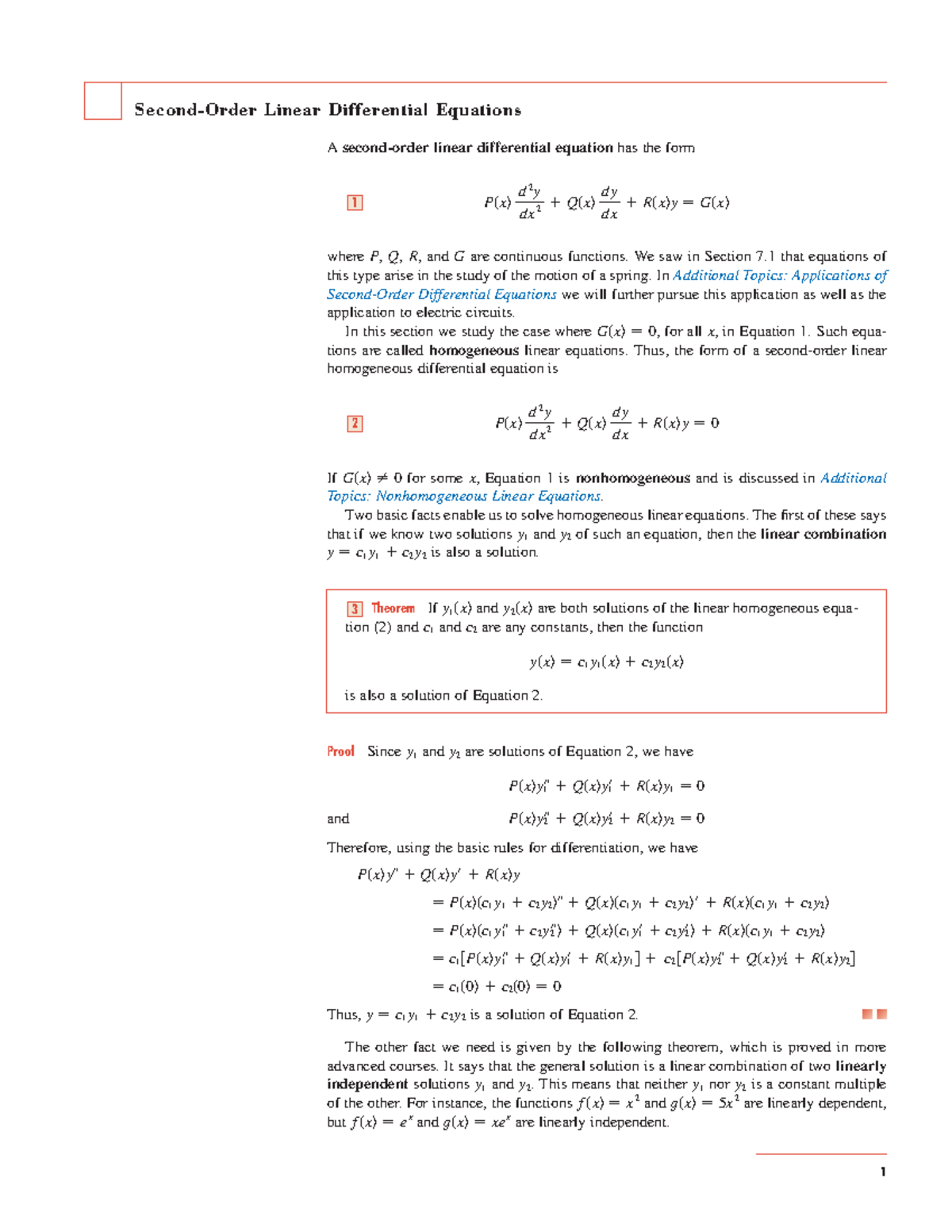 Second order linear de - Second-Order Linear Differential Equations A ...
