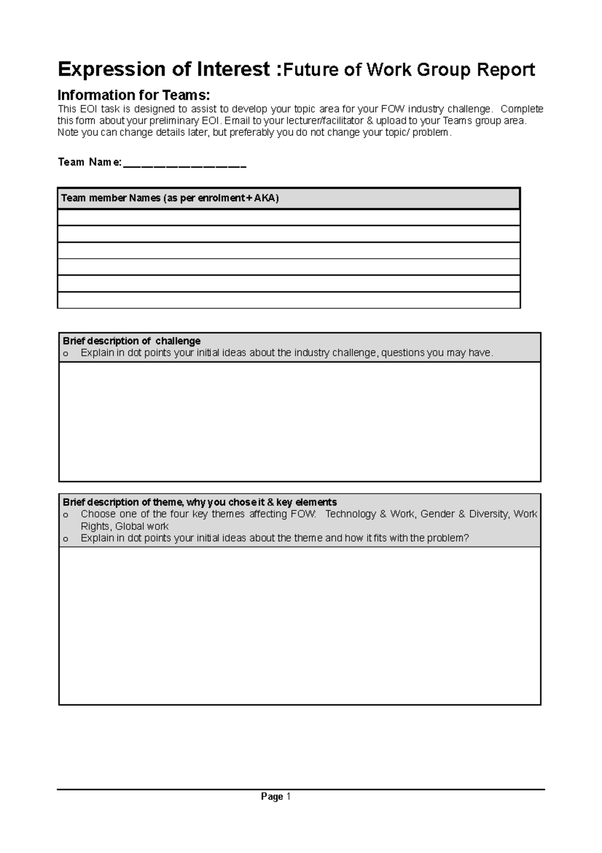 FOWGrp EOI Elena week 5 - Expression of Interest :Future of Work Group ...