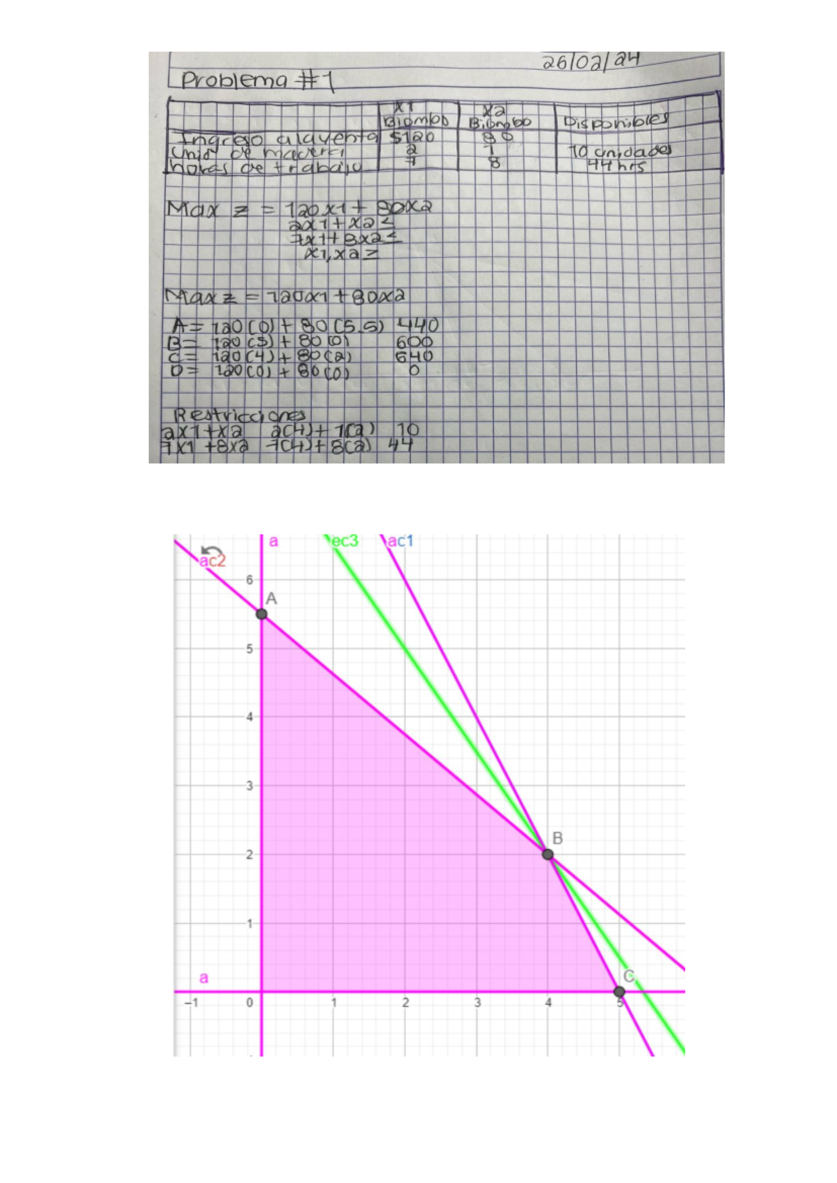 Examen Jael Atziry Morales Espinoza 5C - 26/02/24 Problema # 1 XT x2 Biombo Biombo Disponibles ...