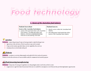 Past Australian food industry (AFI) questions HSC Food tech - Past HSC AFI questions Past ...