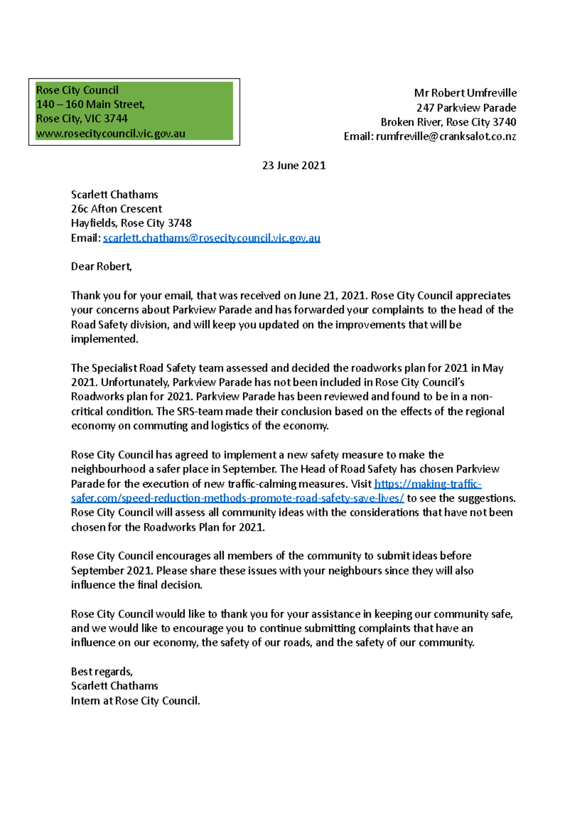 A1 - A1 comms - Strategic Workplace Communication - Massey University ...