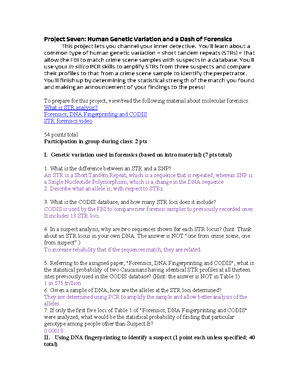 BIOL 2302 - Lab 2 - Project Two: The ABCs (or ACGTs) of Life (25 pts ...