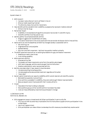 STS 201 Midterm Exam - STS 201 Midterm Exam What does the symmetry ...