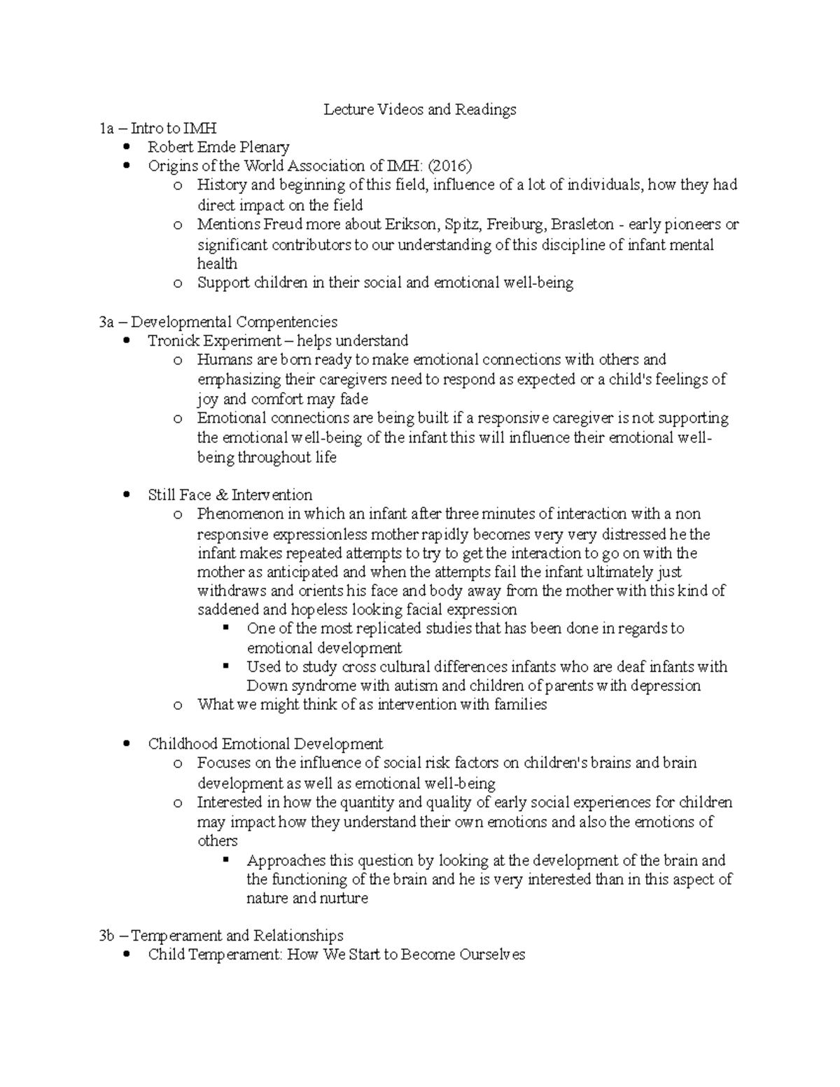 U1 Lecture Videos and Readings - Lecture Videos and Readings 1a – Intro ...