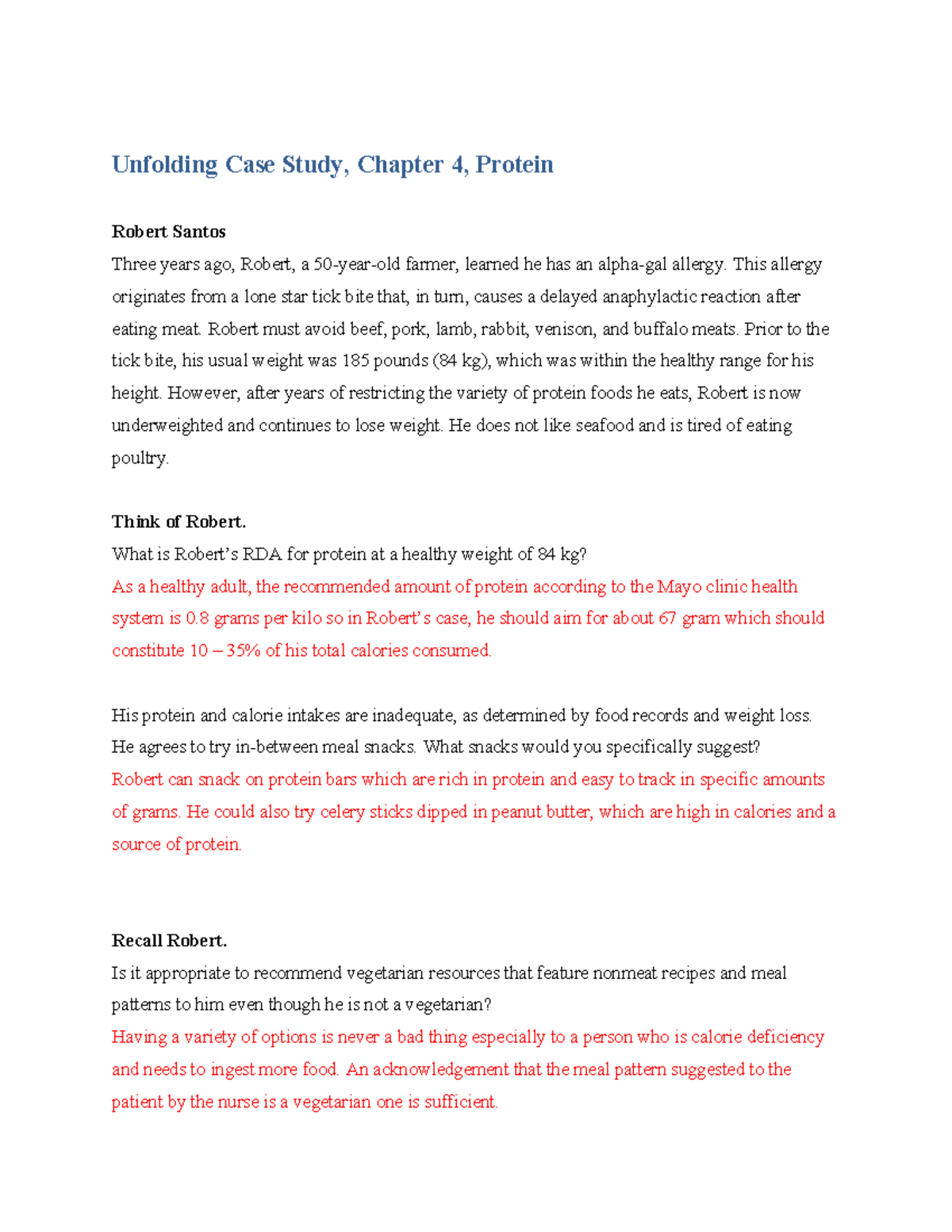 Robert Case Study-1 - Example copy of a case study - Unfolding Case ...